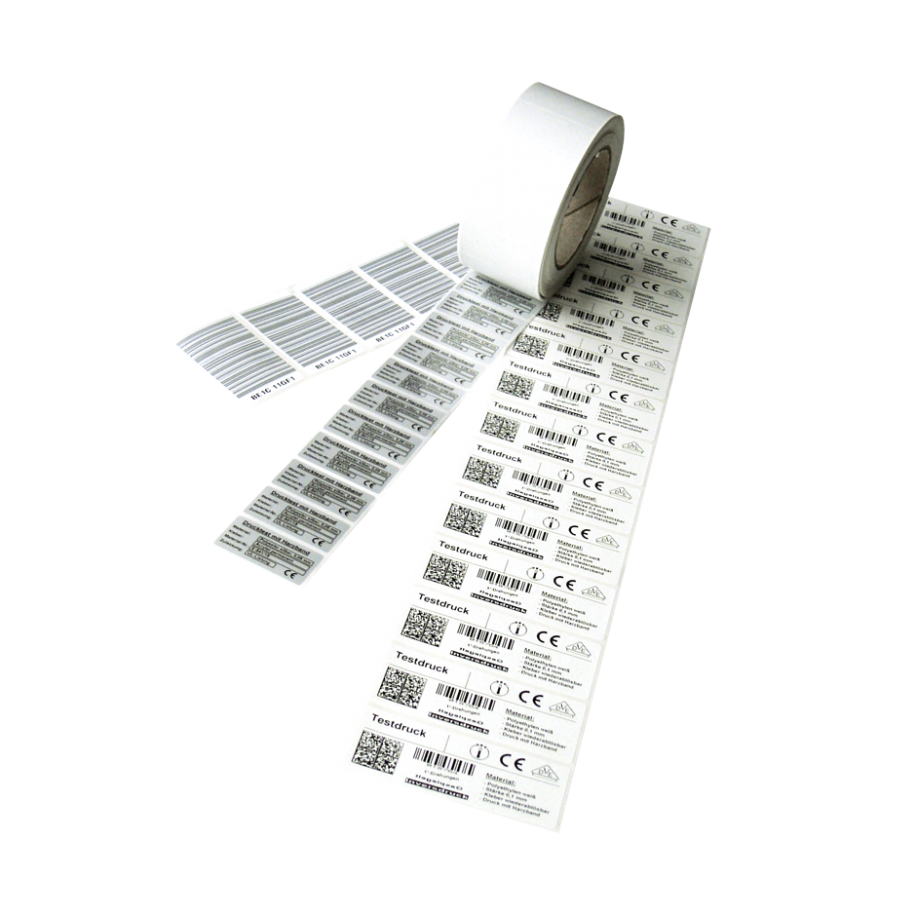 ERT Polyester Labels | On Roll & Self Adhesive | Texit